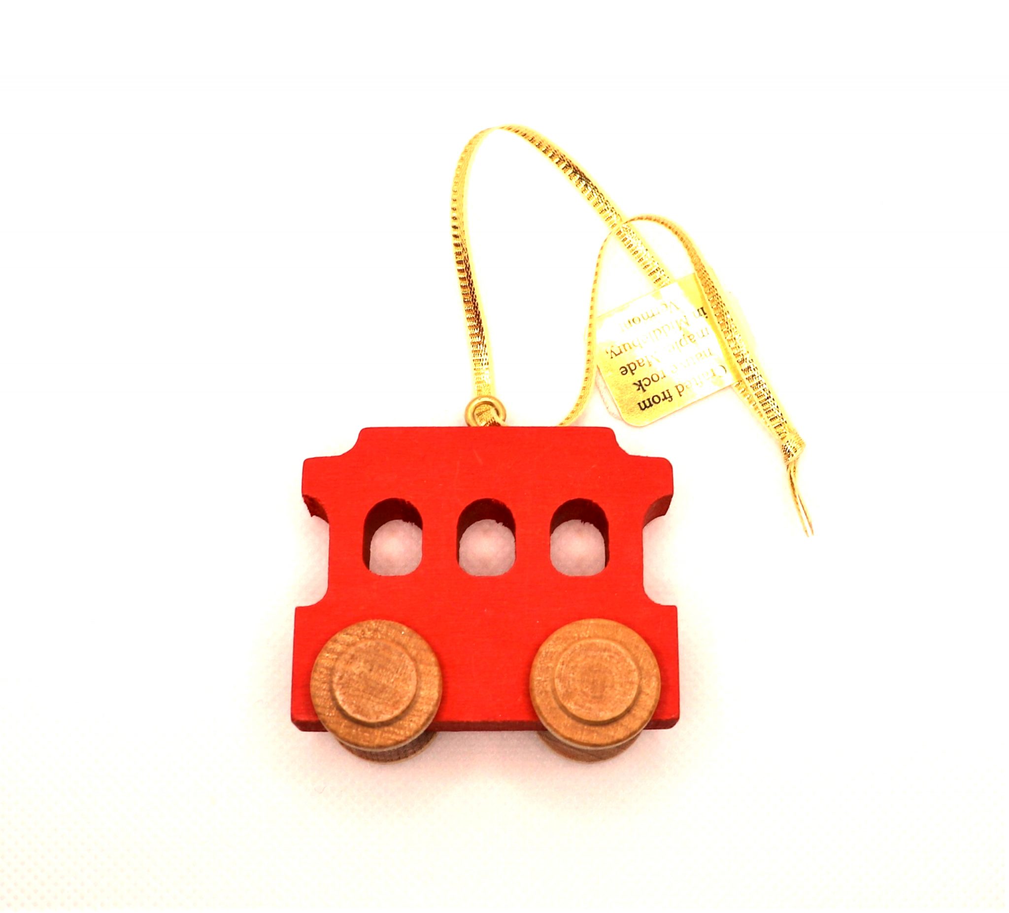 Ornament: Red Trolley Car | Minnesota Streetcar Museum